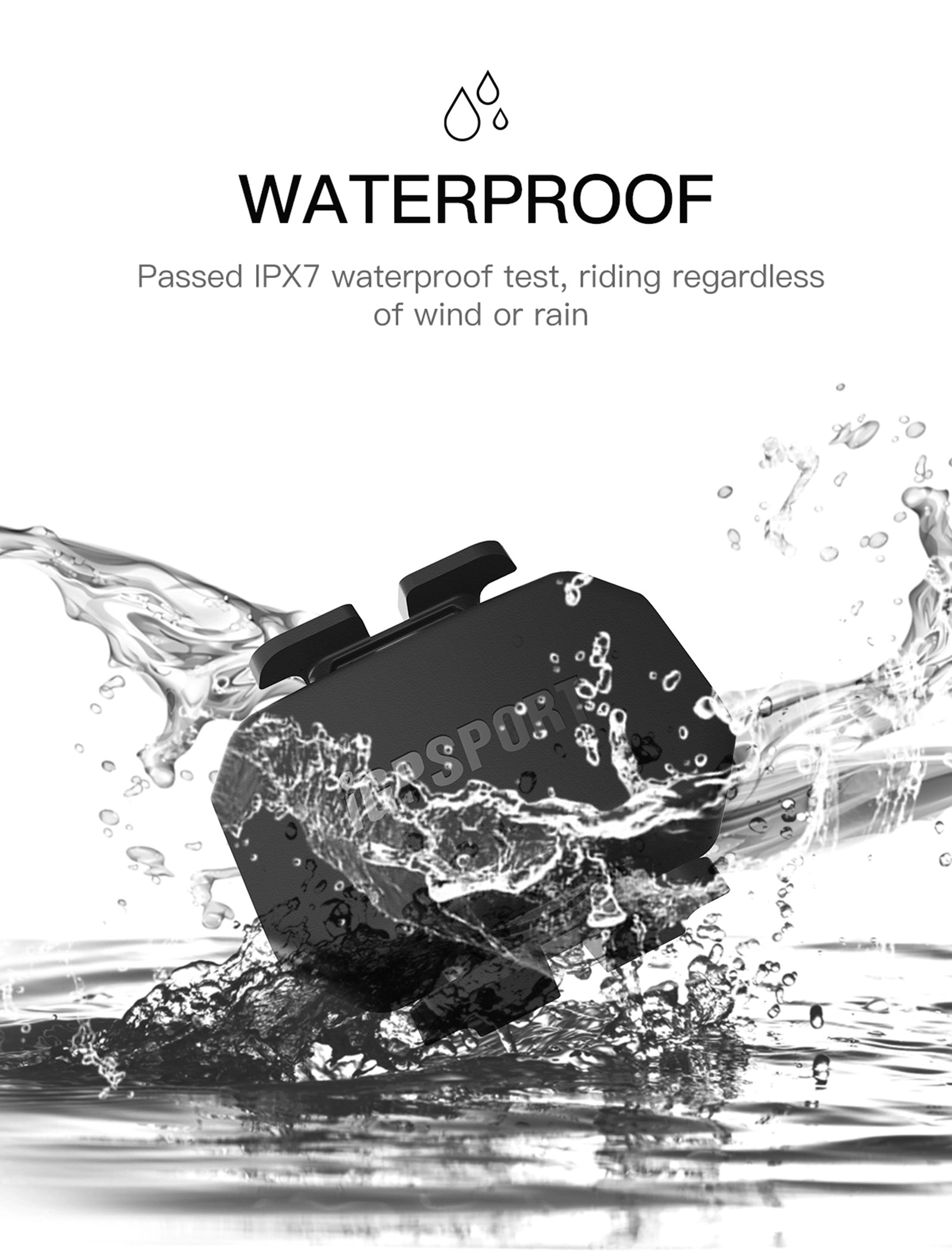 iGPSPORT Bike Speed & Cadence Sensor ANT+ Bluetooth 5.0 IPX7 Waterproo