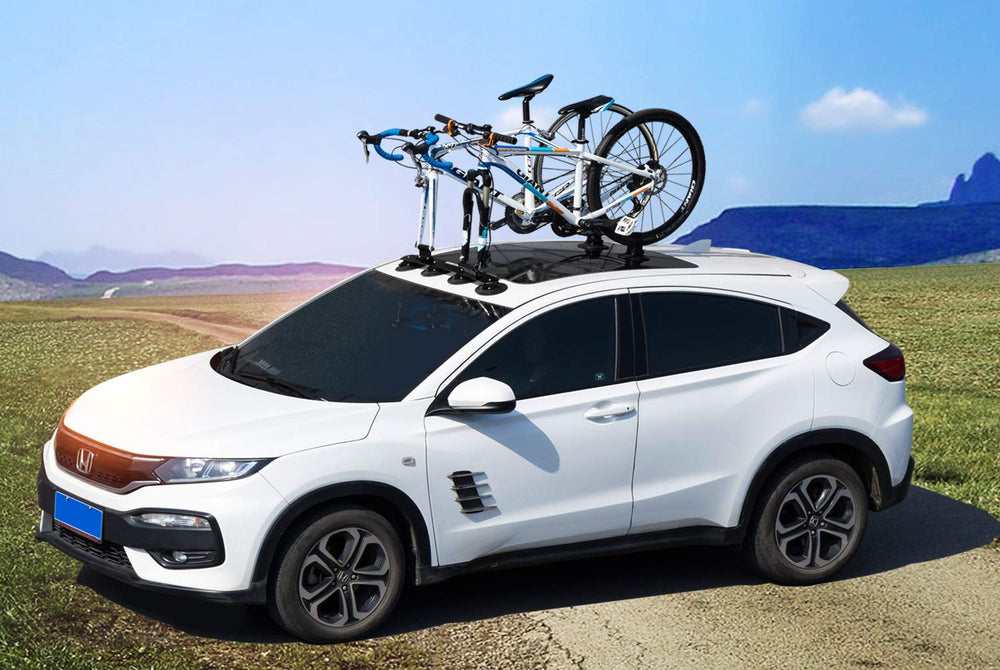 ROCKBROS Suction Cup Bike Rack for Car Roof - Secure & Quick Install