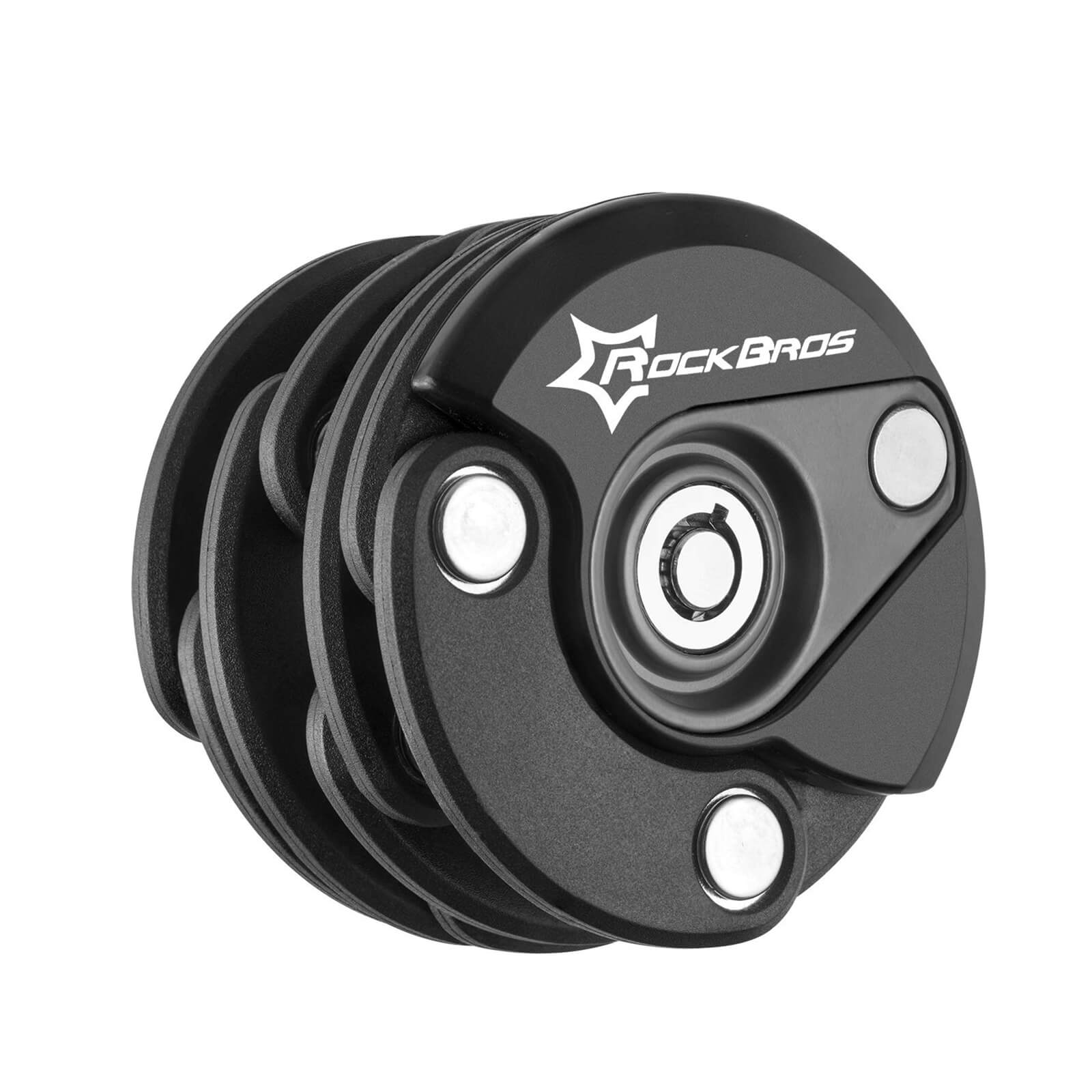 ROCKBROS Folding Bike Lock Anti-theft Alloy Lock with Mounting Bracket ...