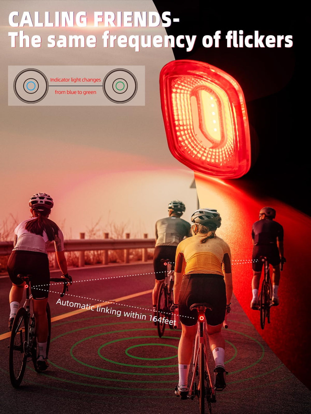 R2 Bike Tail Light Brake Sense USB-C Waterproof ROCKBROS