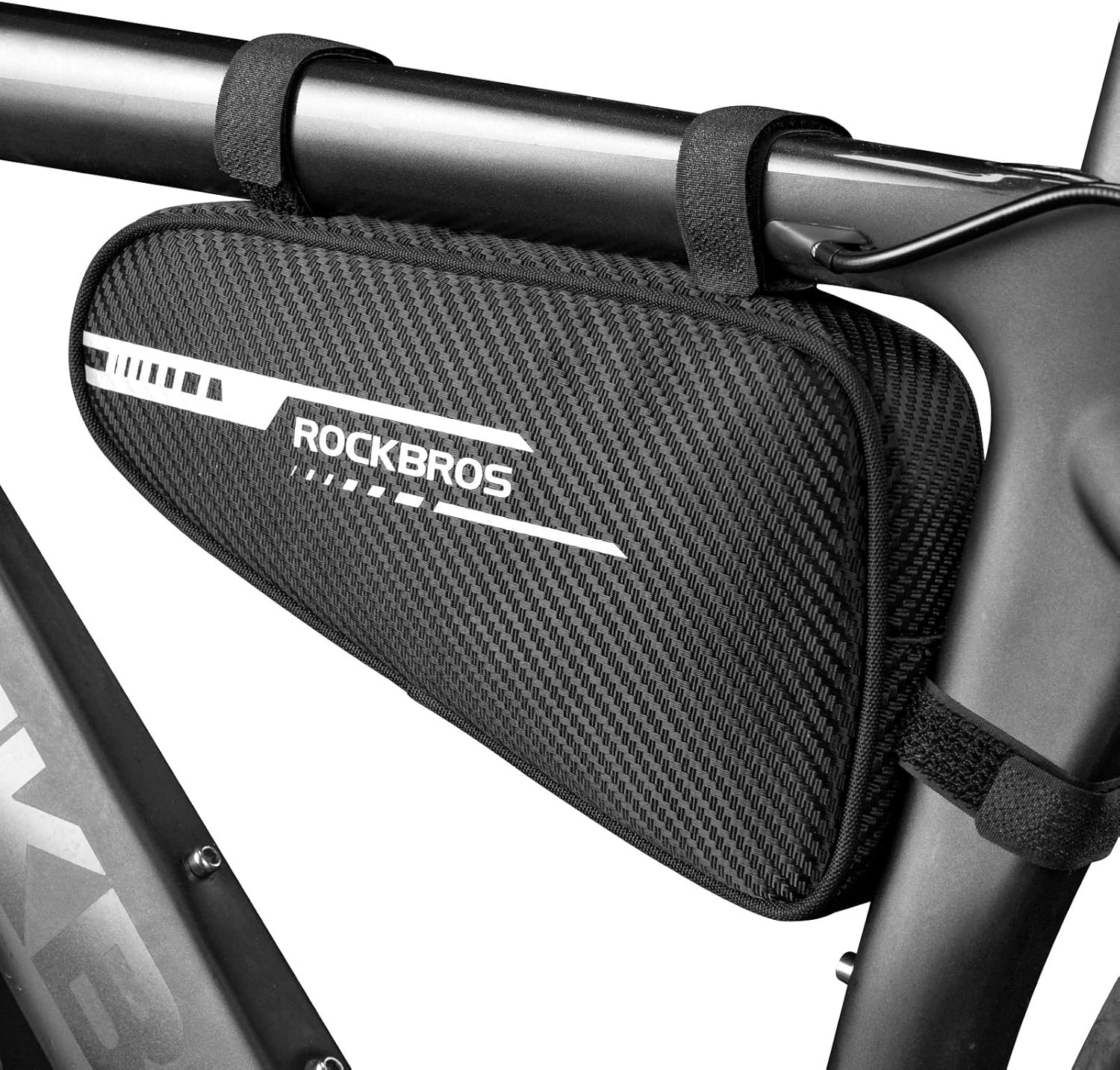 ROCKBROS Bike Triangle Bag - Durable, Reflective Bicycle Frame Pouch (1.2L)