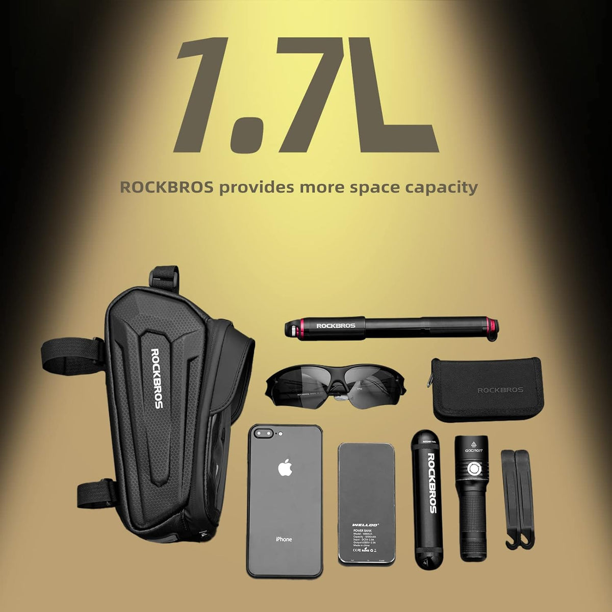 ROCKBROS Bike Frame Bags - Waterproof, Durable, Versatile